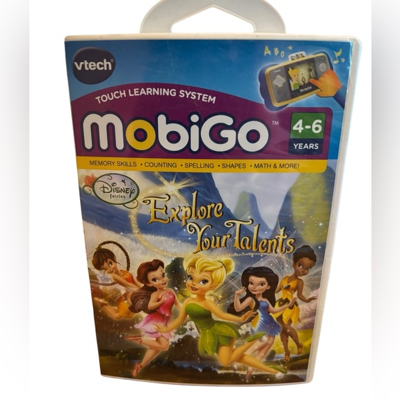 vtech | Toys | Vtech Mobigo Disney Fairies Learning Game Blue | Poshmark